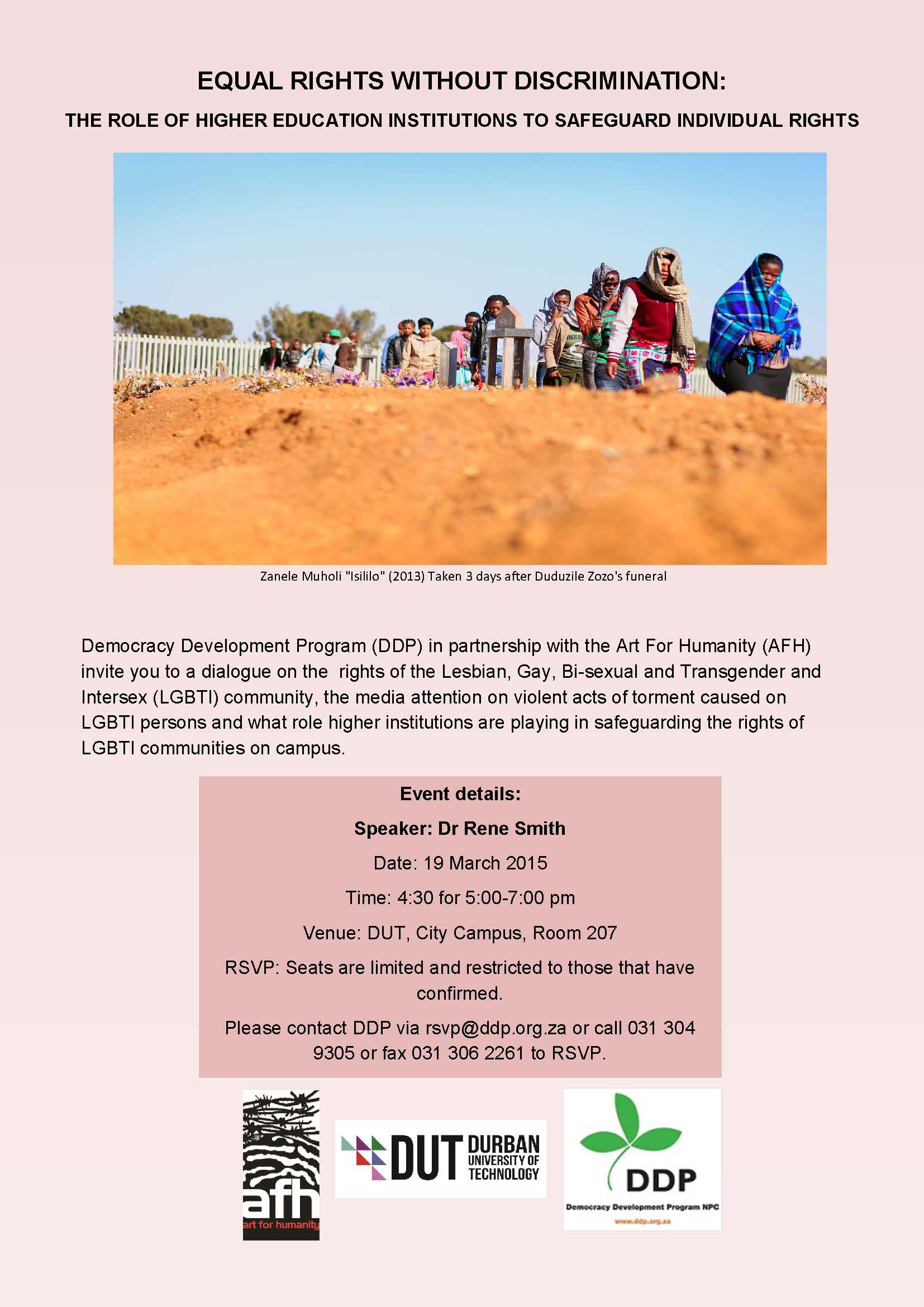 EQUAL RIGHTS WITHOUT DISCRIMINATION: DIALOGUE