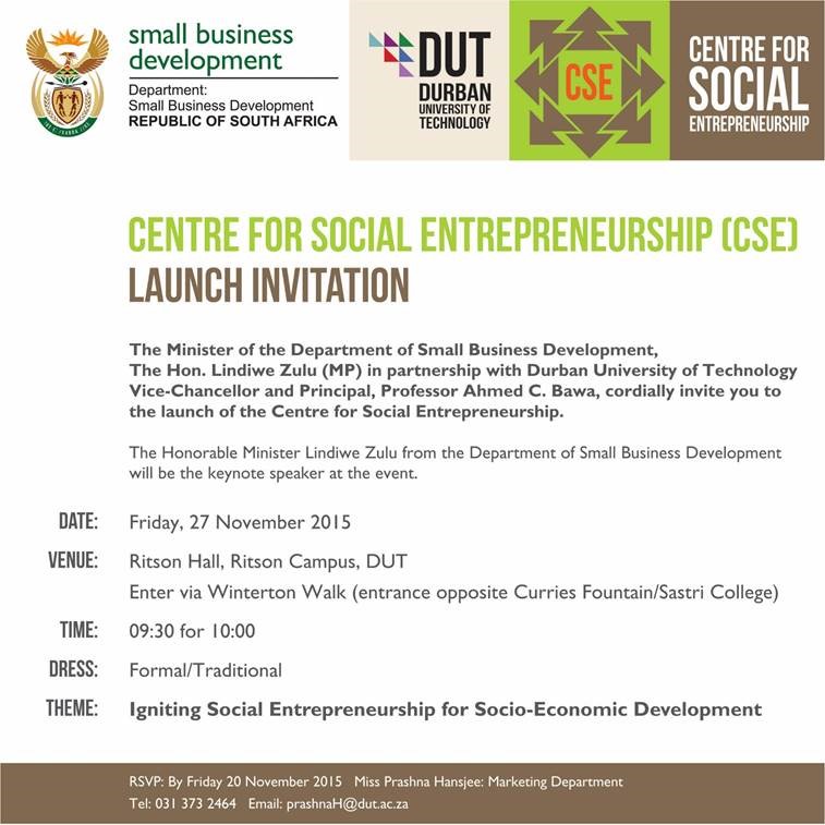 CSE launch invitation