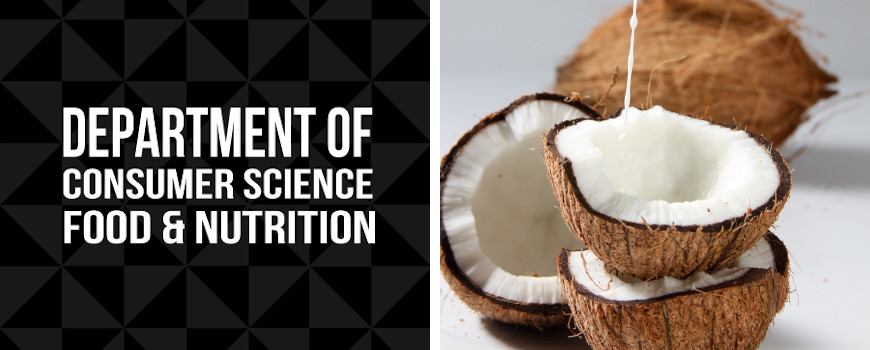 Consumer Sciences Food and Nutrition