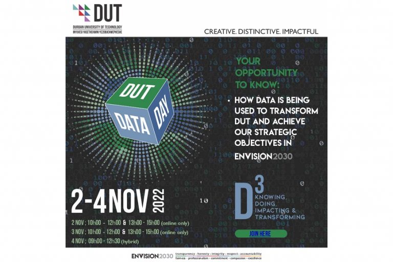 DUT DATA DAY SHOWCASES HOW DUT STAFF USE DATA AT THE INSTITUTION TO ...