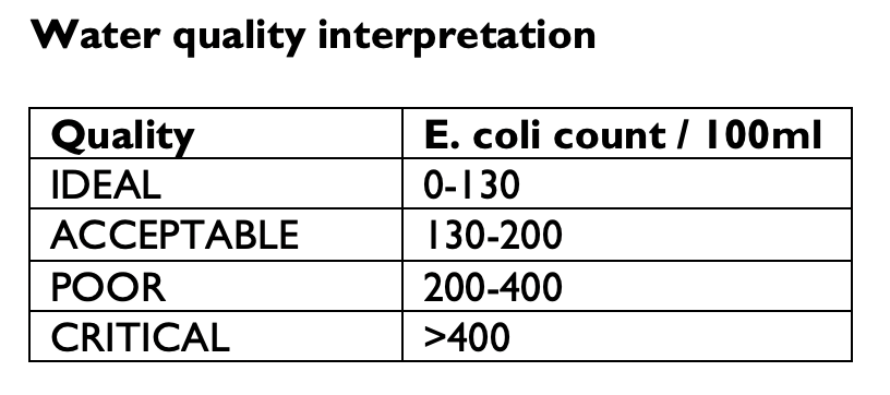 CRITICAL LEVELS OF E.COLI AT FIVE POPULAR BEACHES IN DURBAN