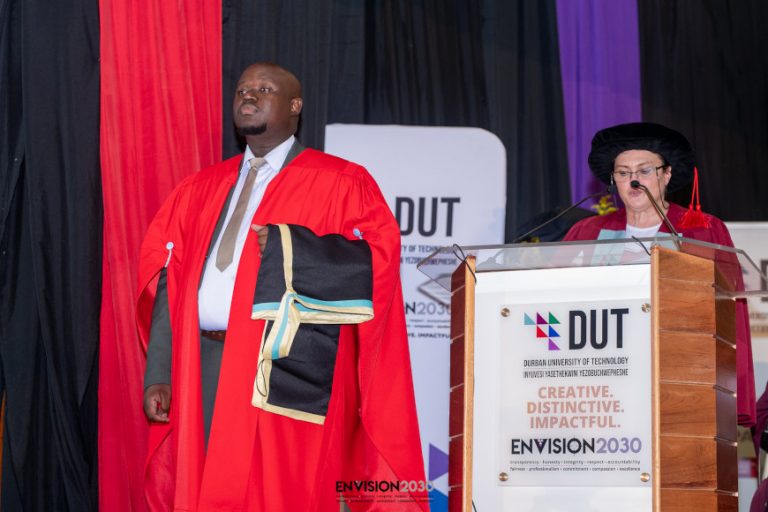 DR NKABINDE THANKS DUT FOR GIVING HIM THE OPPORTUNITY TO EXPLORE HIS INTEREST IN DEVELOPMENT ...