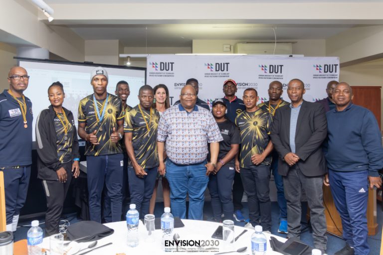 DUT STAFF, STUDENTS, ALUMNI ATHLETES HONOURED FOR FLYING THE UNIVERSITY ...